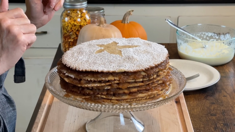 Old-Fashioned Apple Stack Cake - Recipe from the Hills - Appalachian Food